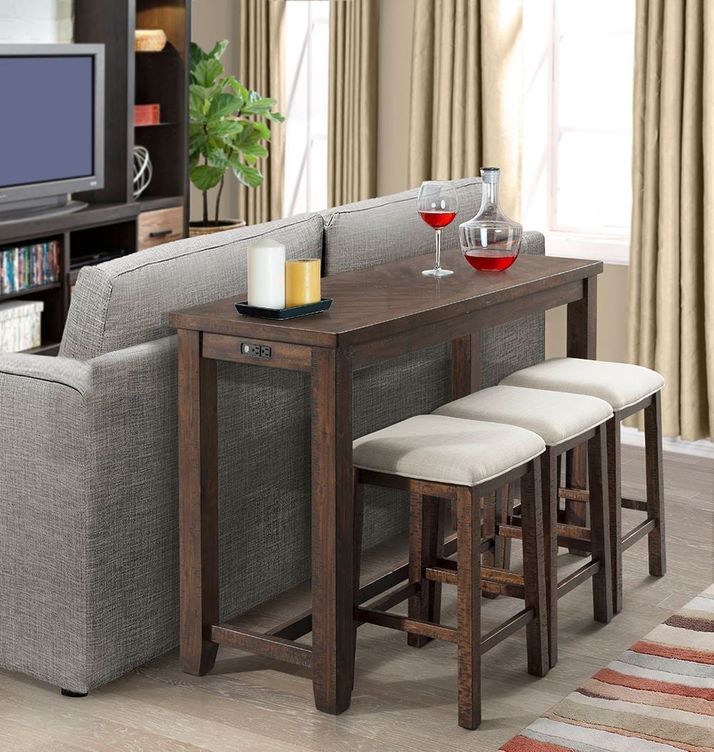 Jax 4pc Counter Set | The Furniture Mart