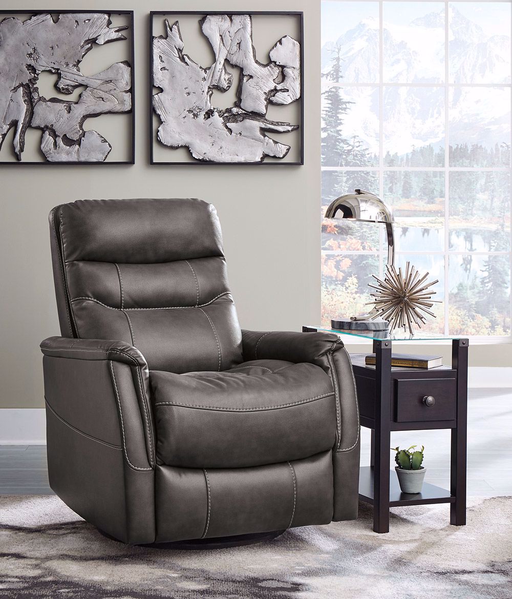 Riptyme Swivel Glider Recliner The Furniture Mart