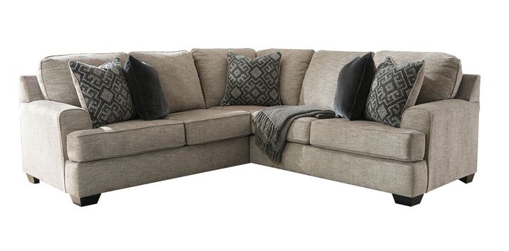 Bovarian Stone 2pc Sectional | The Furniture Mart