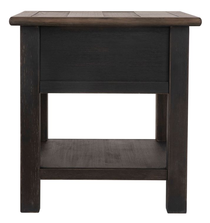 Tyler Creek Rectangular End Table | The Furniture Mart