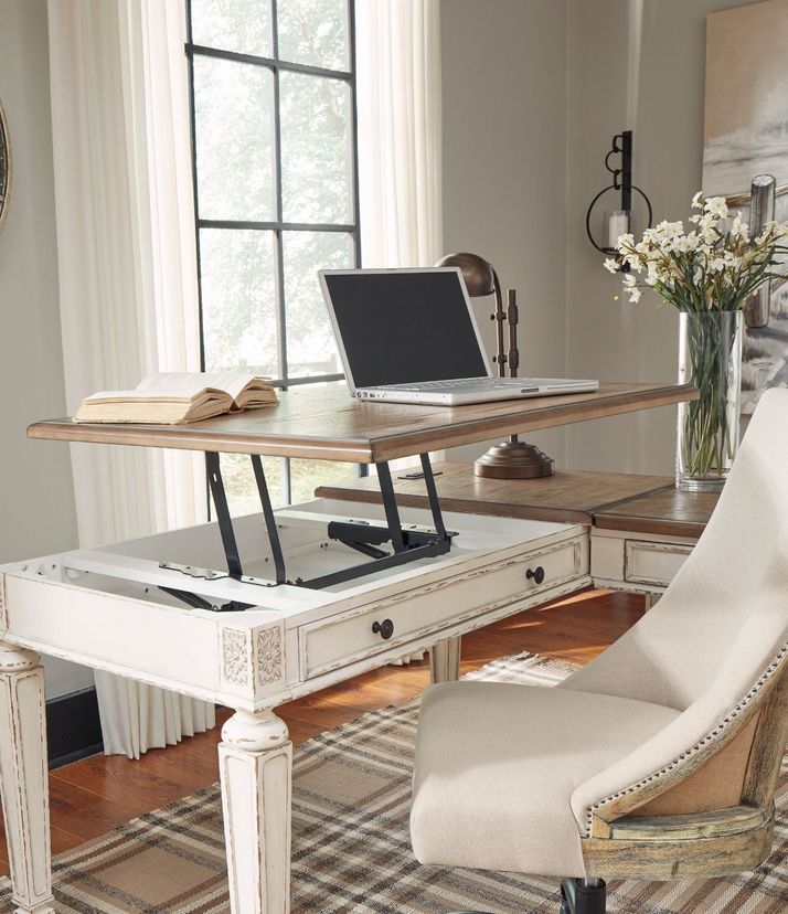 Realyn Lift Top Desk | The Furniture Mart