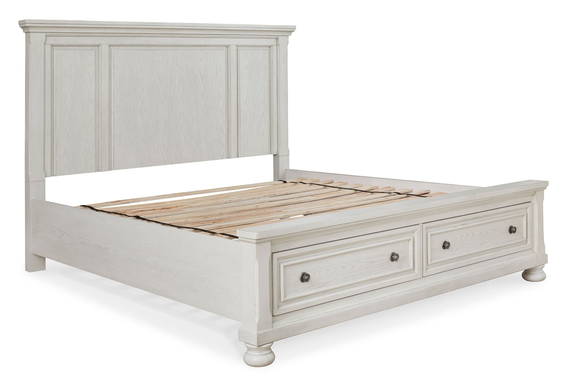 Robbinsdale Queen Panel Storage Bed | The Furniture Mart