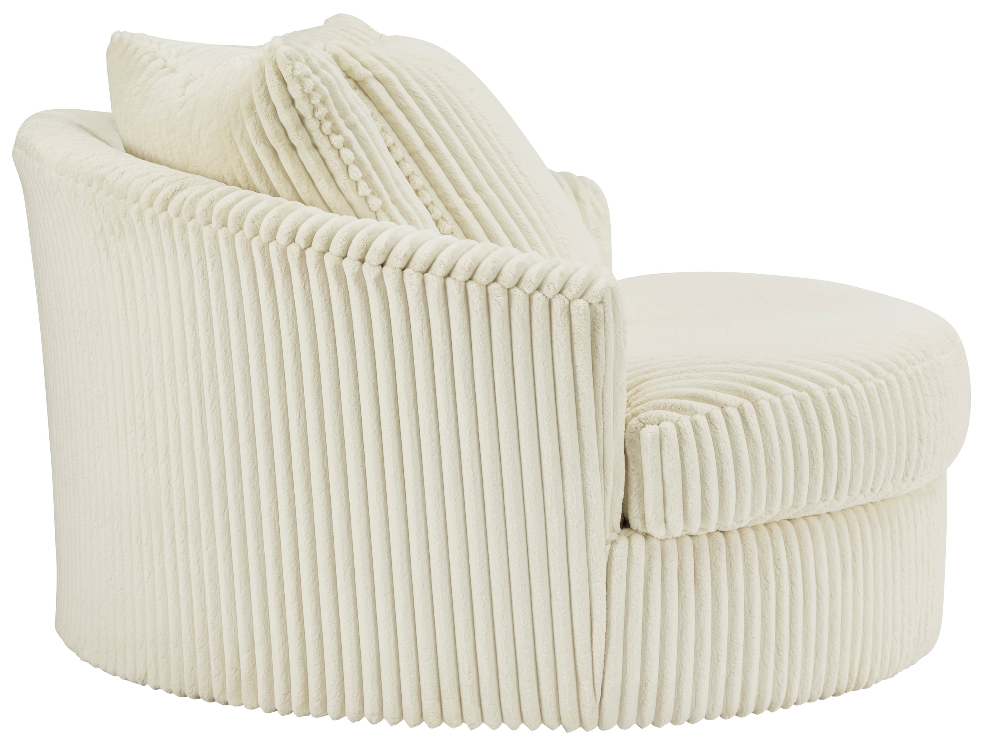 Lindyn Oversized Swivel Chair | The Furniture Mart