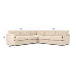 265 5pc Sectional | The Furniture Mart