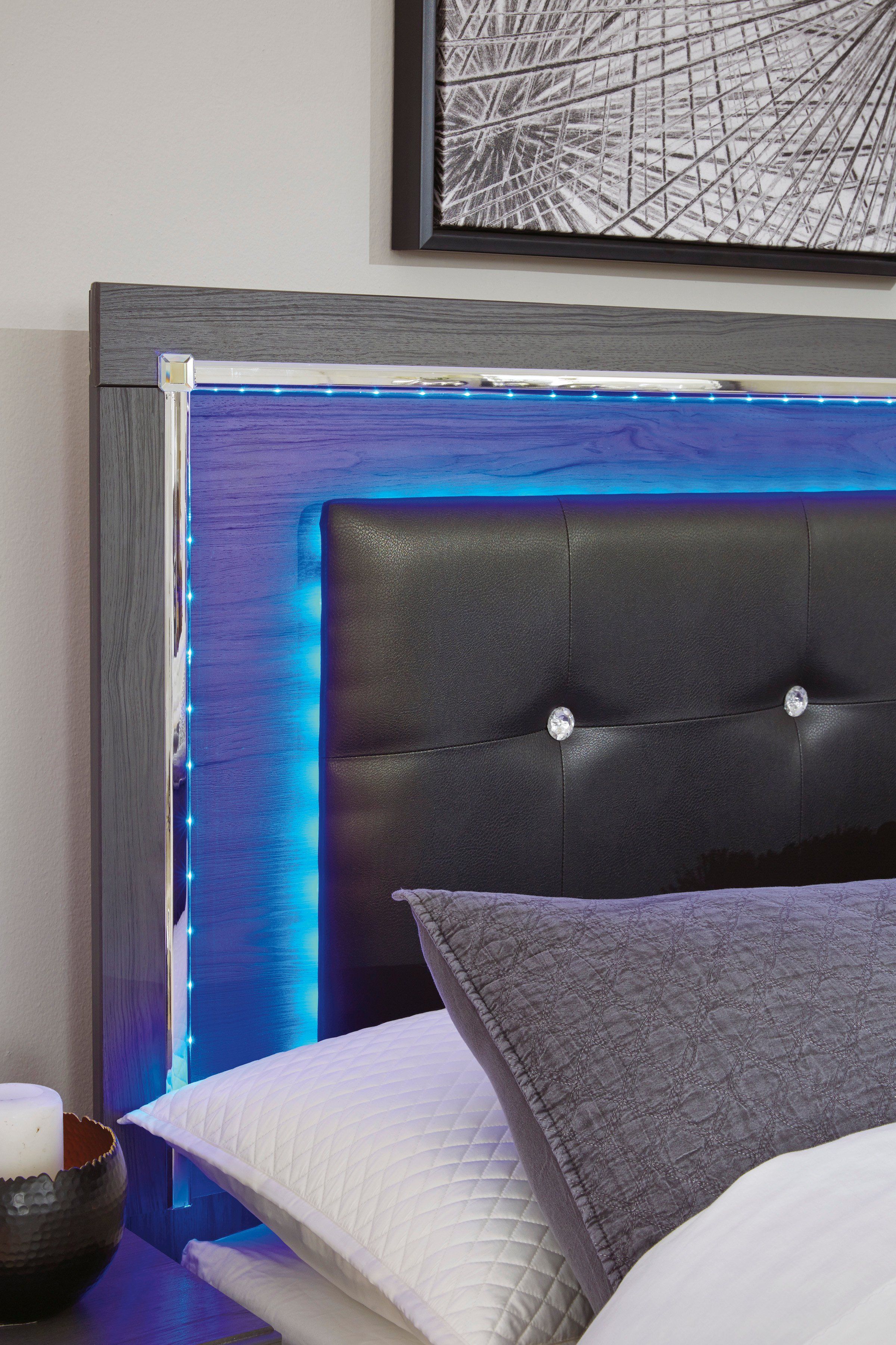 Lodanna panel bed store