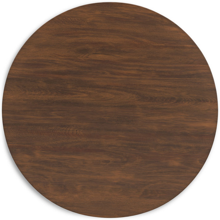 Lyncott Round Dining Table | The Furniture Mart
