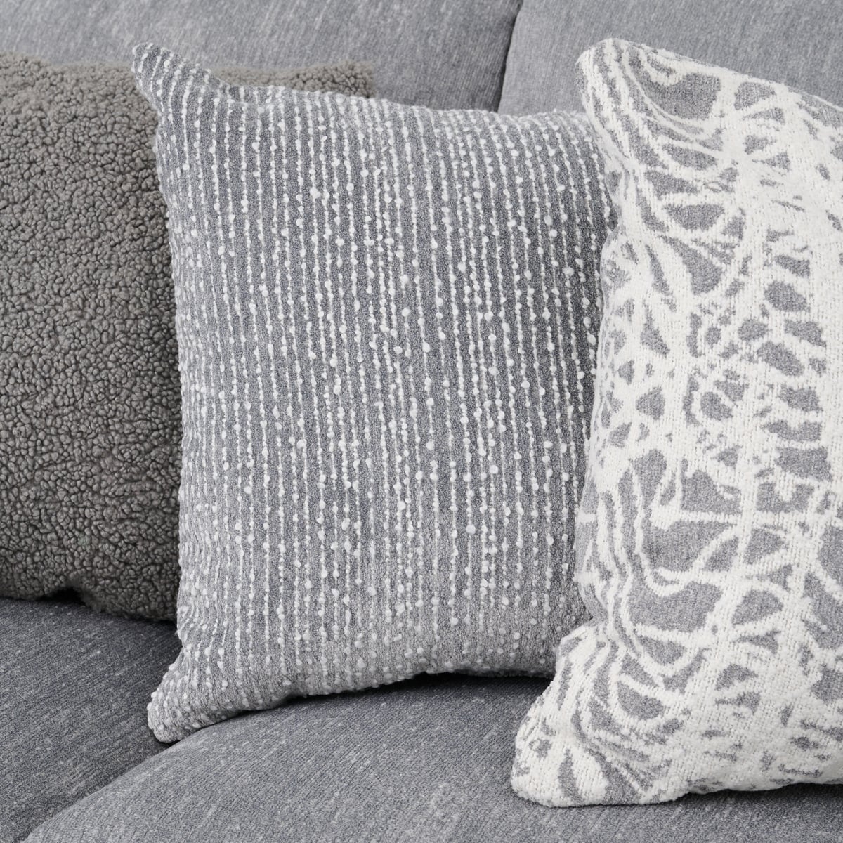 Glacier Shark 3pc Sectional | The Furniture Mart