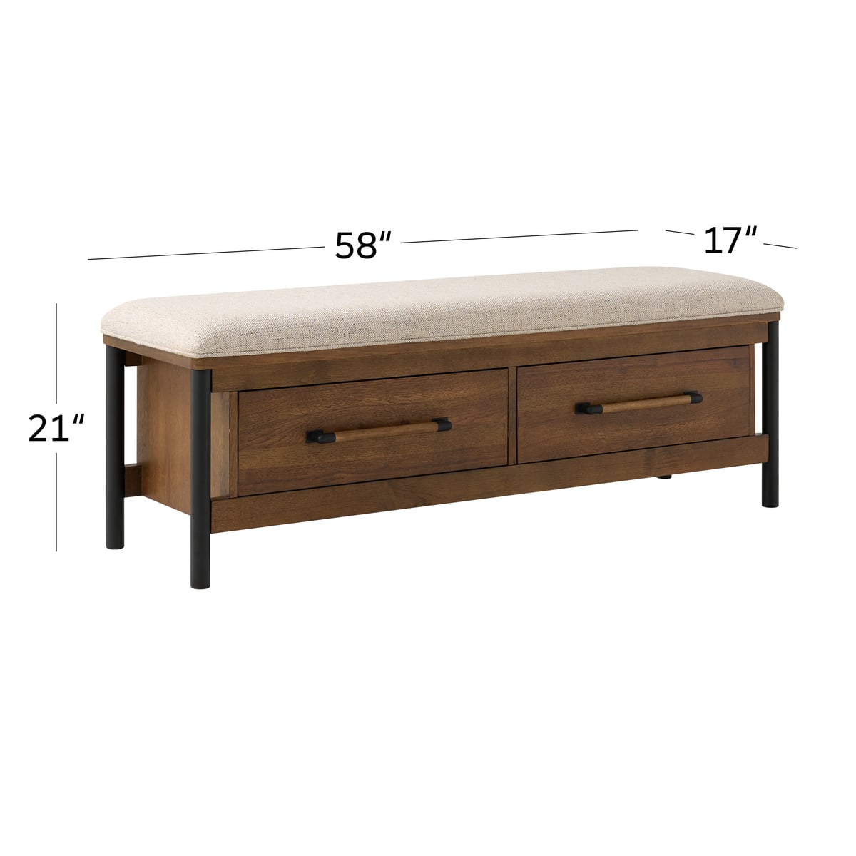 Norcross Storage Bench | The Furniture Mart