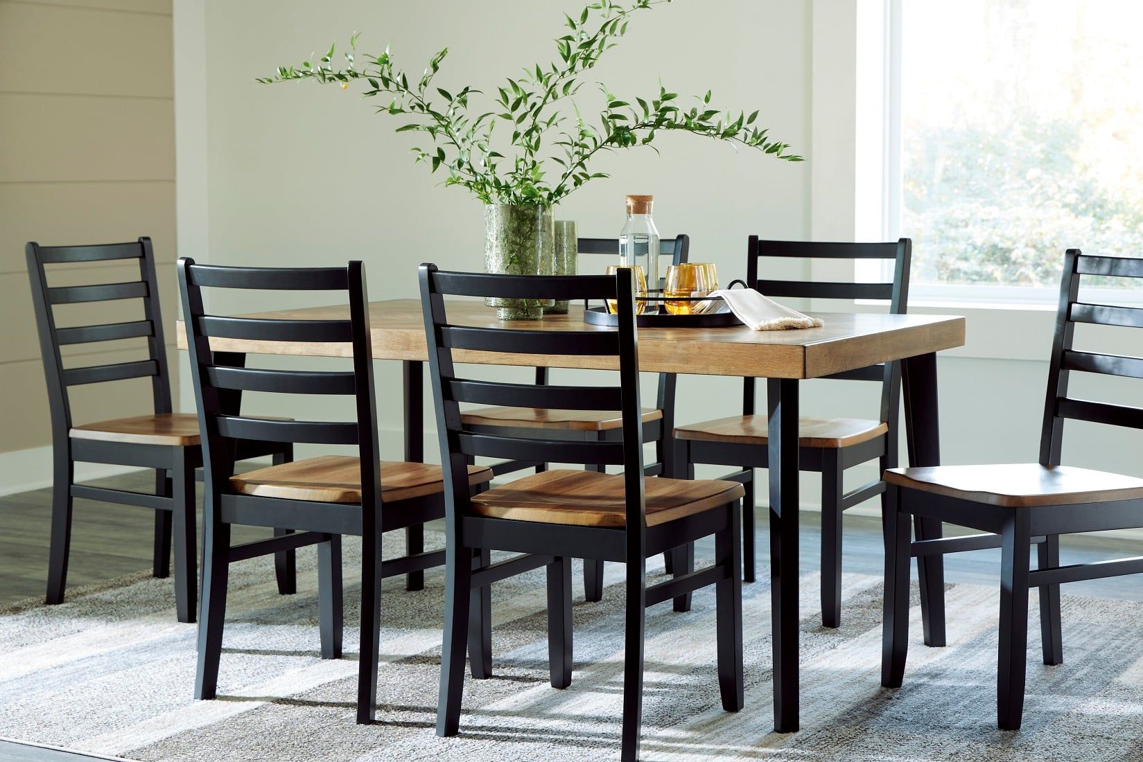 Blondon 7pc Dining Set | The Furniture Mart