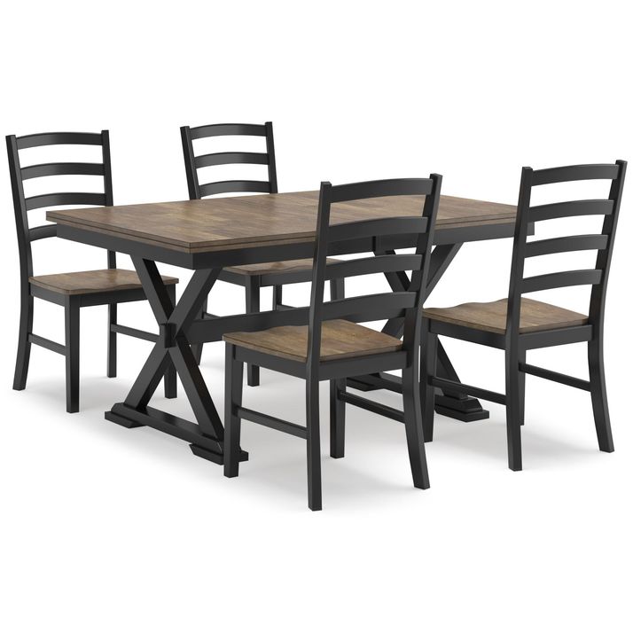 Wildenauer 5pc Dining Set | The Furniture Mart