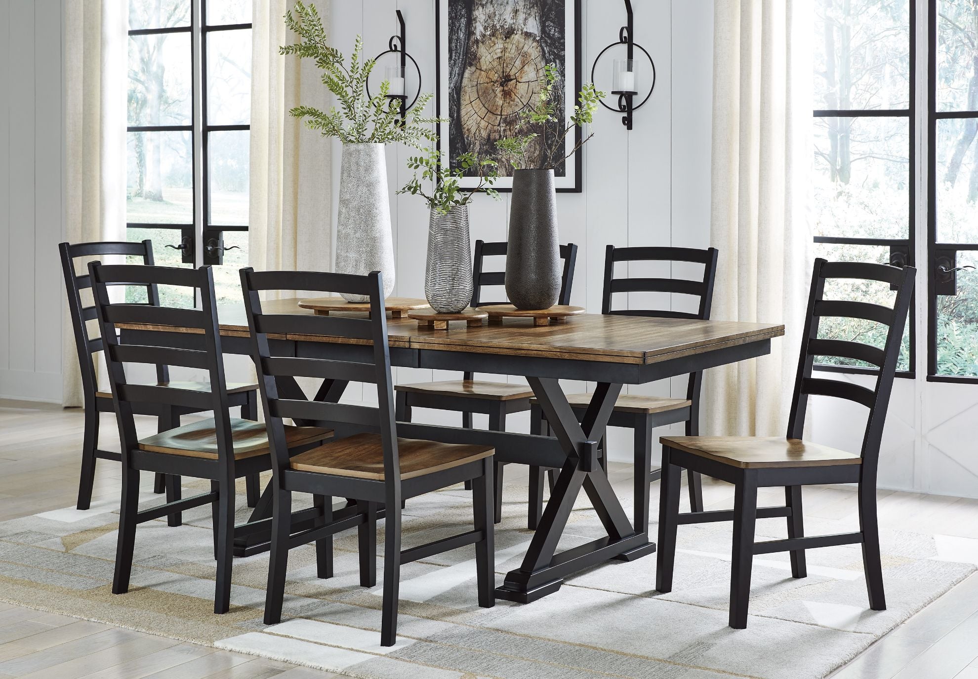 Wildenauer 7pc Dining Set | The Furniture Mart