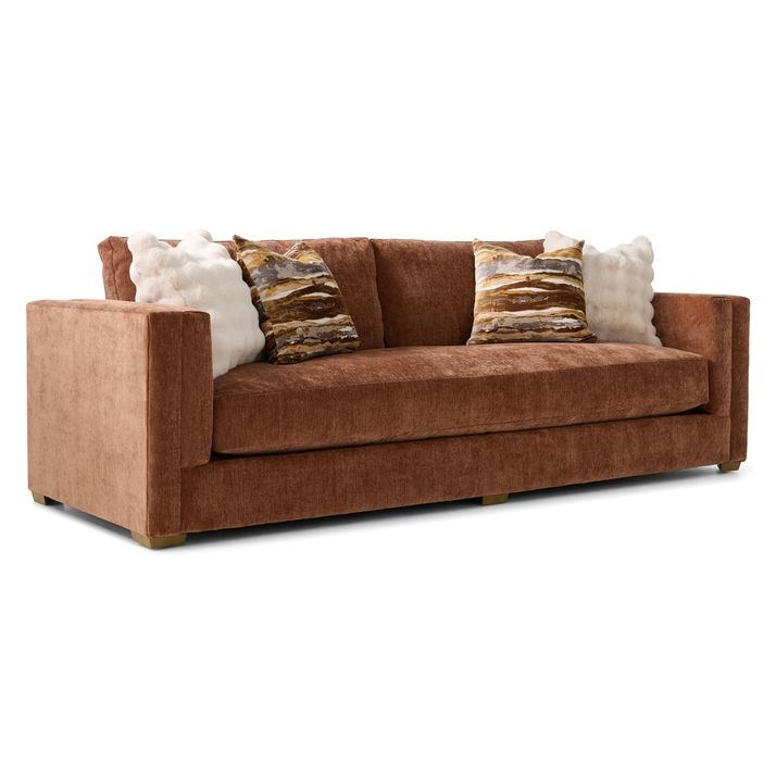 Roman Sepia Sofa | The Furniture Mart