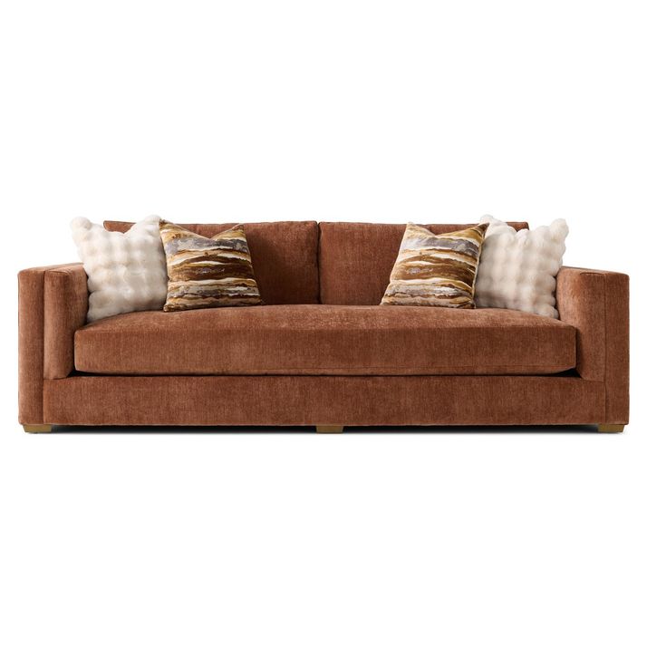 Roman Sepia Sofa | The Furniture Mart