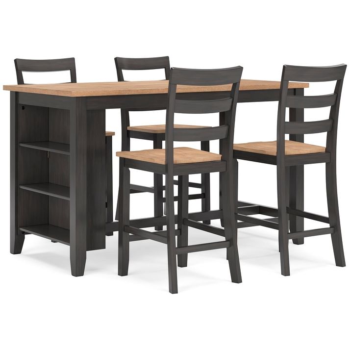 Gesthaven 5pc Counter Dining Set | The Furniture Mart