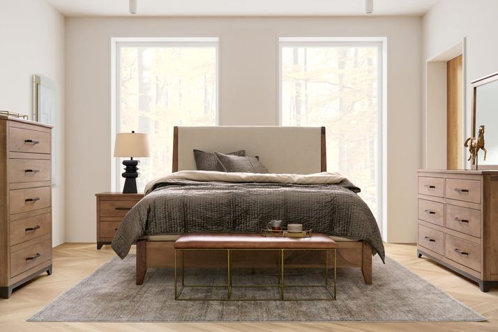 Parota Nova Queen Bedroom Set | The Furniture Mart