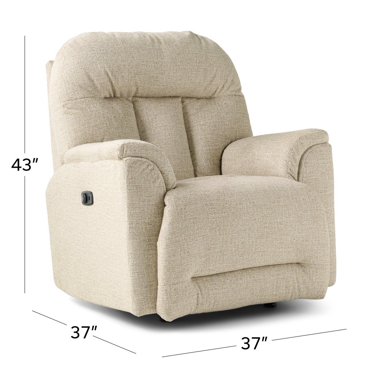 Suitably Power Rocker Recliner The Furniture Mart