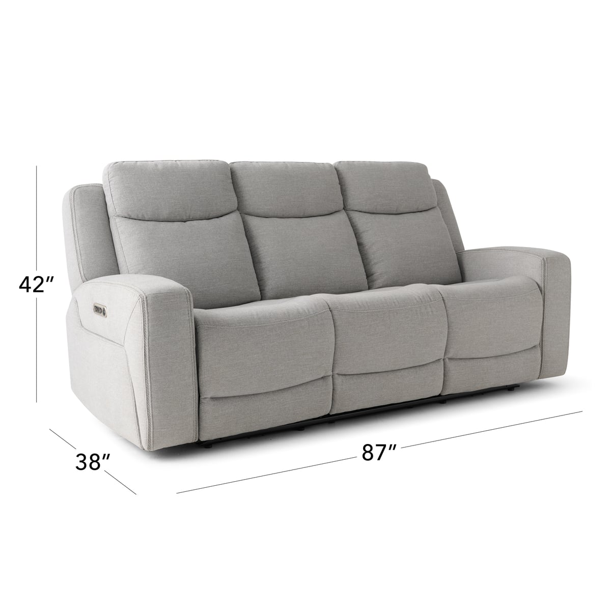 Ridge Power Sofa | The Furniture Mart