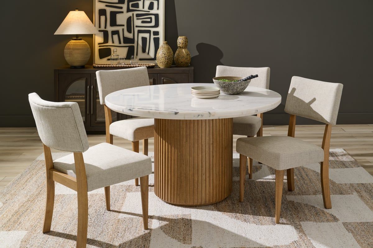 Colvin 5pc Dining Set | The Furniture Mart