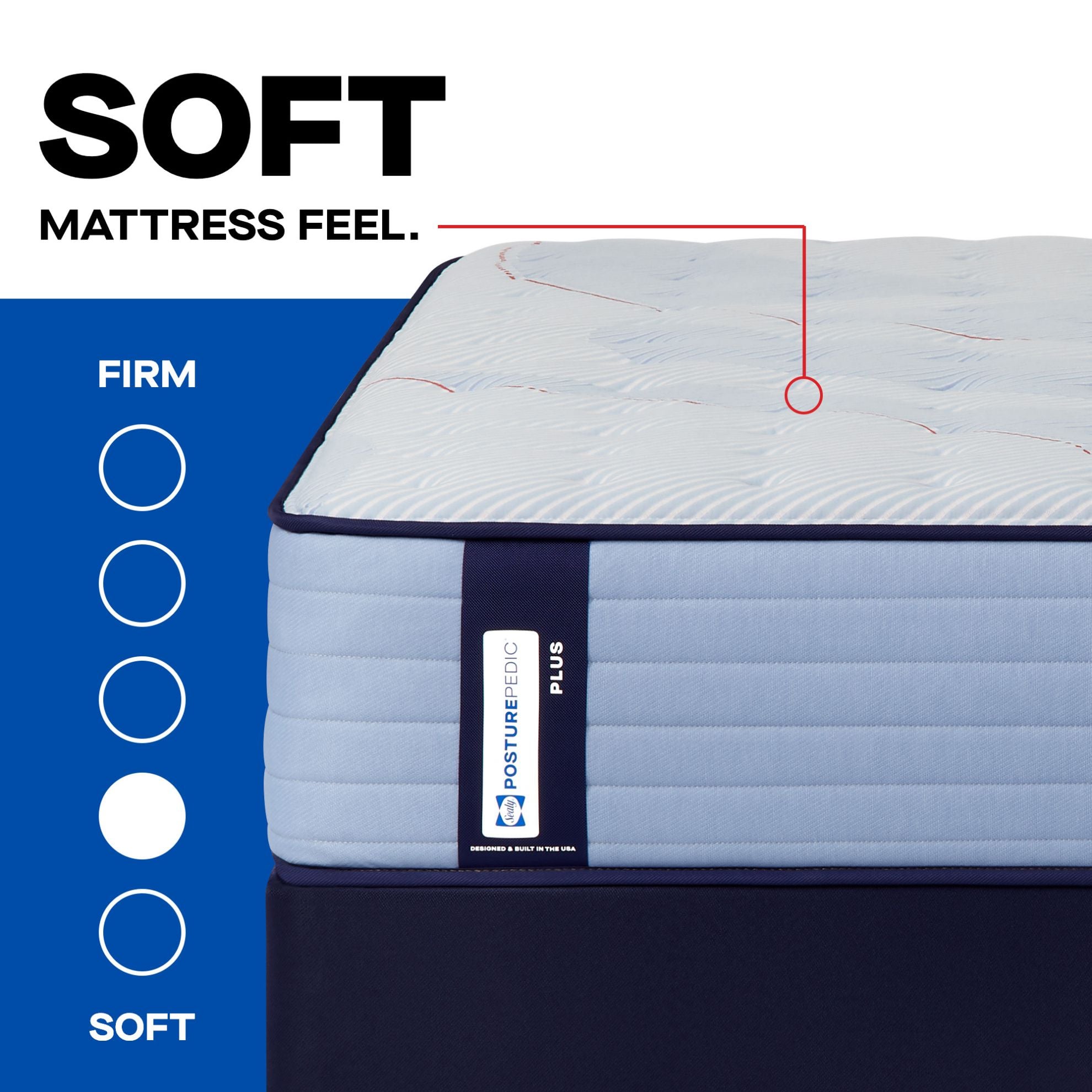 Plainfield Soft Queen Mattress | The Furniture Mart