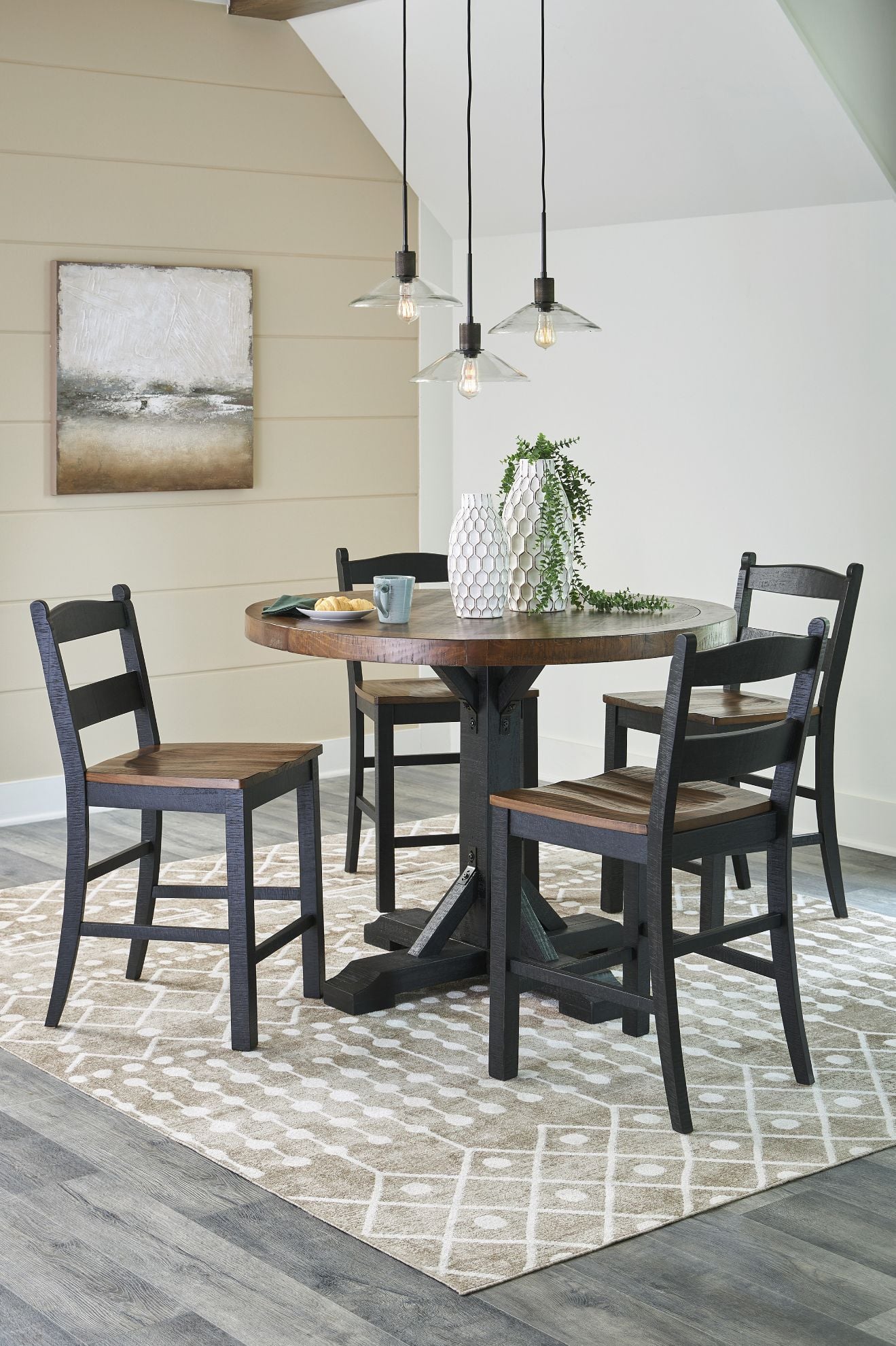 Valebeck Counter Table II | The Furniture Mart