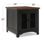 Valebeck Rectangular End Table | The Furniture Mart