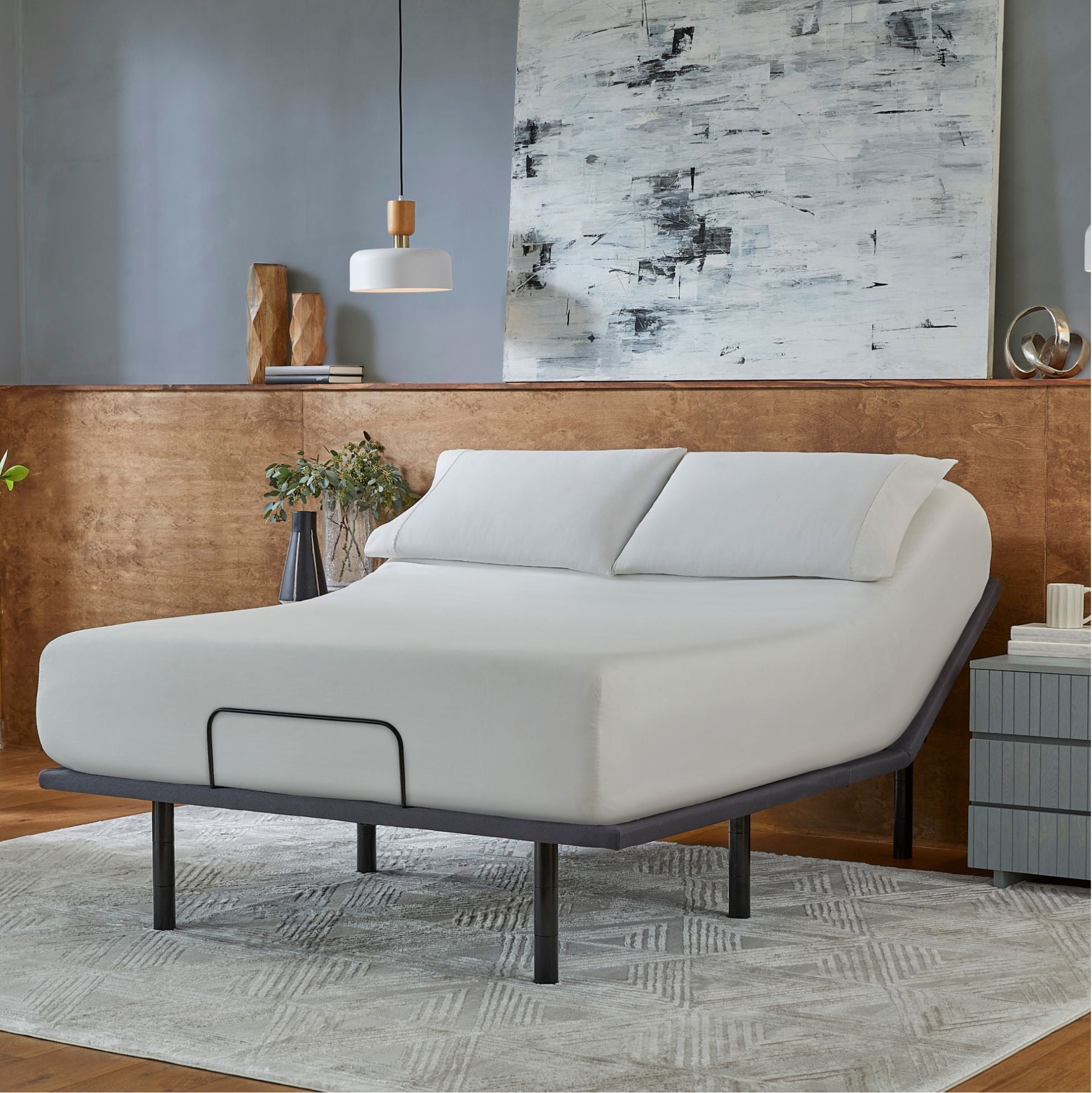 Baselogic Silver Full Adjustable Base | The Furniture Mart