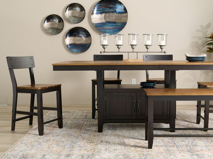Bermuda 6pc Counter Dining Set | The Furniture Mart