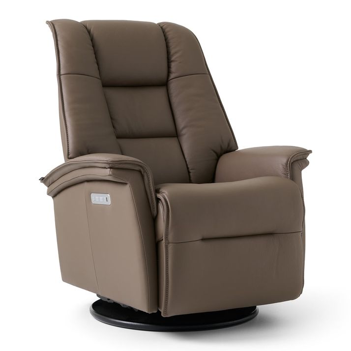 Cardiff Swivel Power Recliner | The Furniture Mart
