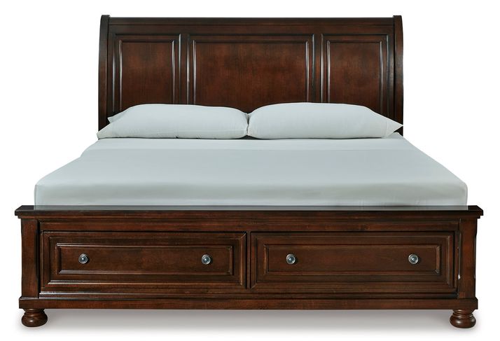 Porter King Sleigh Storage Bedroom Set | The Furniture Mart