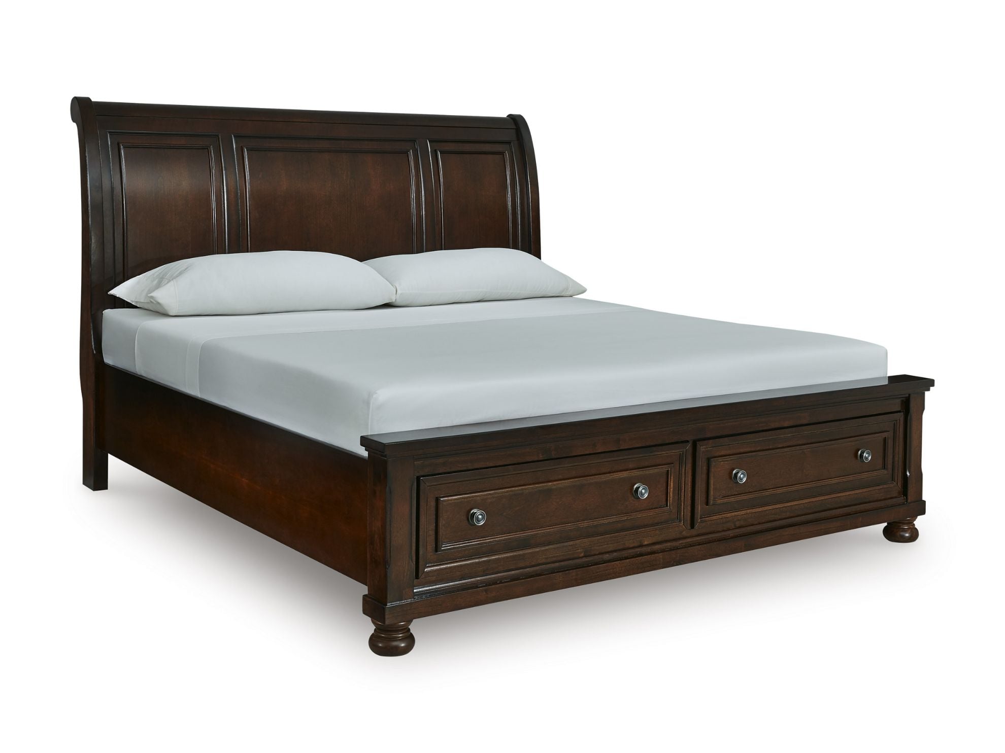 Porter King Sleigh Storage Bed | The Furniture Mart