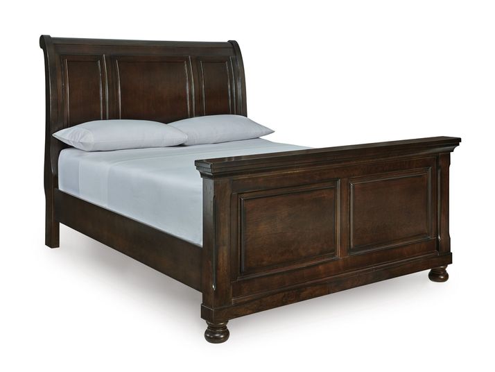Porter Queen Sleigh Bed | The Furniture Mart