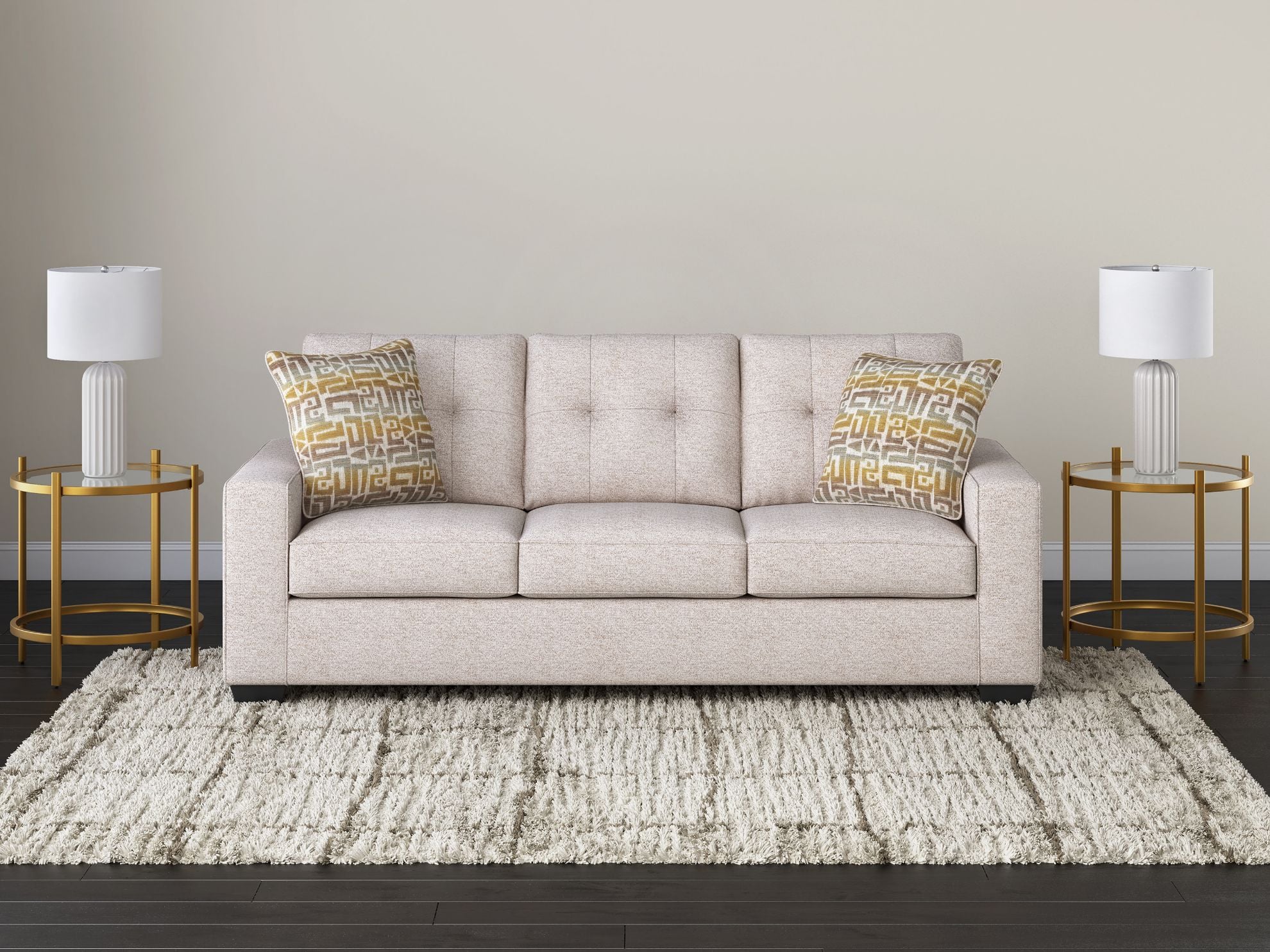 Storrow Stone Sofa | The Furniture Mart
