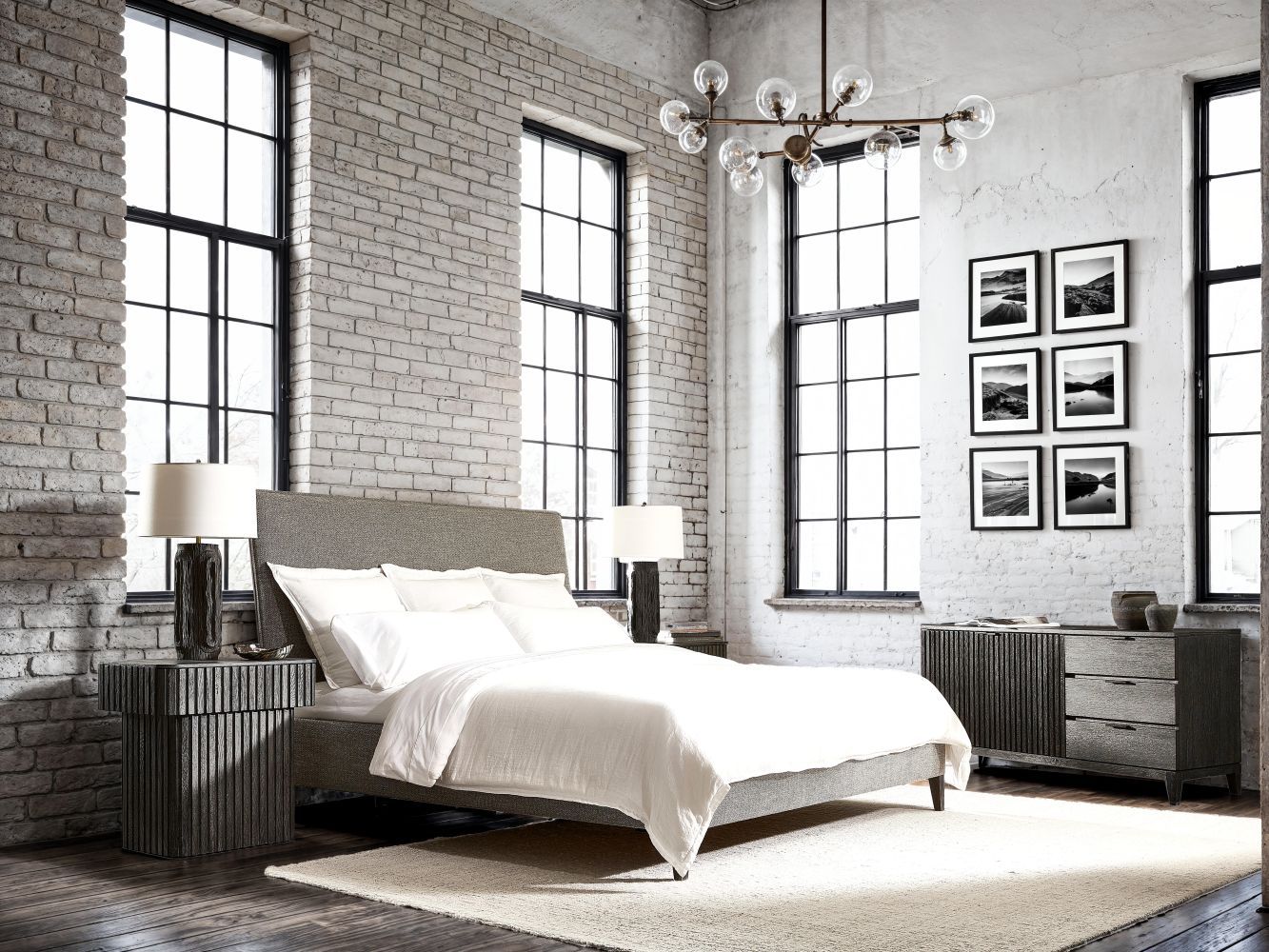 Menton Queen Panel Bed | The Furniture Mart