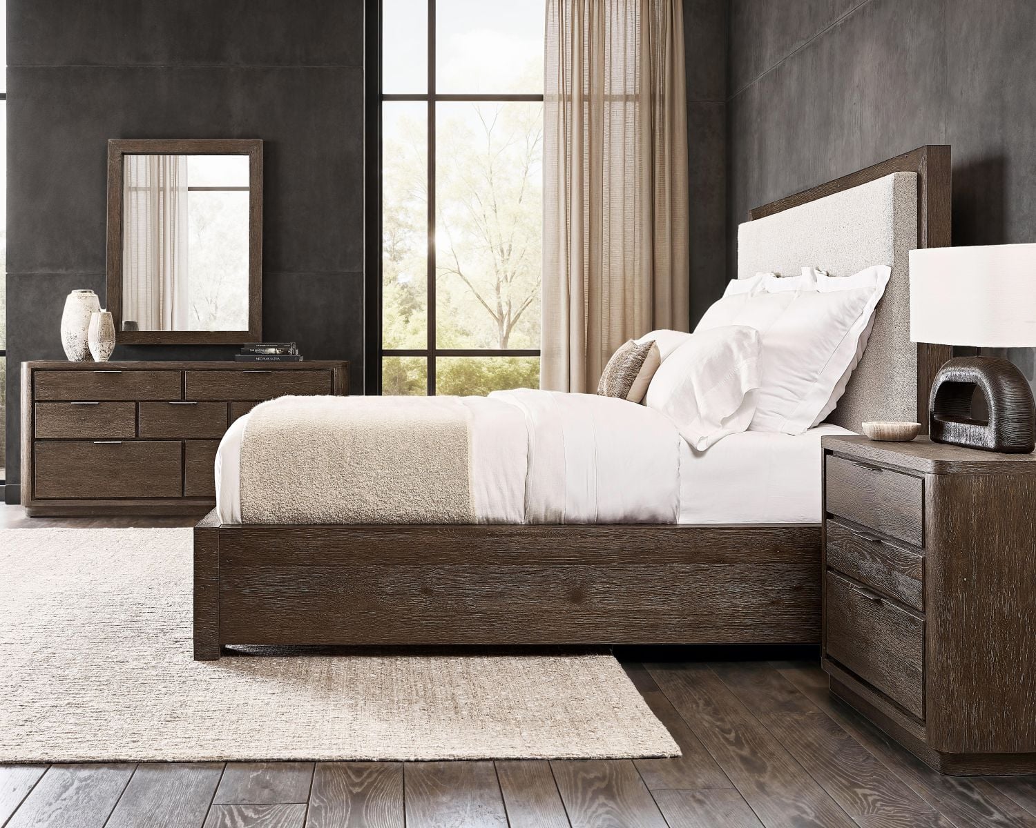 Outline Queen Bedroom Set | The Furniture Mart